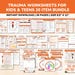Trauma PTSD Worksheets 20 Item Printable Bundle for Kids & Teens-child ...
