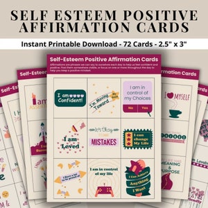 Self-esteem Coping Skills for Kids & Teens Bundle-self - Etsy