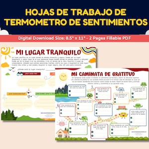 Spanish Feelings/emotions Worksheet for Kids-teens Hojas De Trabajo De ...