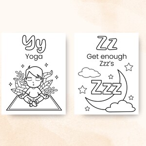 Coping Skills Alphabet Printable Coloring Pages Book Kids Teens Boys ...