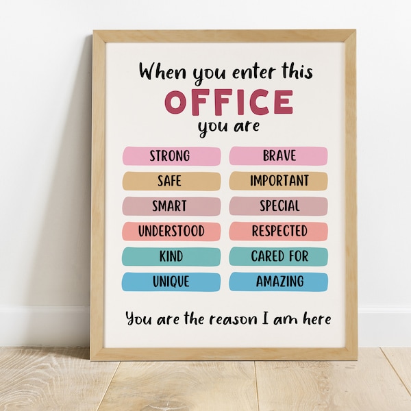 When You Enter This Office Sign - Etsy