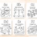 Coping Skills Alphabet Printable Coloring Pages Book Kids Teens Boys ...