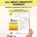 Creativity Character Education for Kids Teens Character Building Counts ...