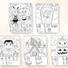 Halloween Color by Coping Skills Coloring Pages Book Printable for Kids ...