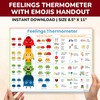 Spanish Feelings Chart and Emotions Identify Match in Espanol | Happy ...
