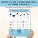 Benefits of Personal Hygiene Printable Handout, Hygiene Chart Checklist ...