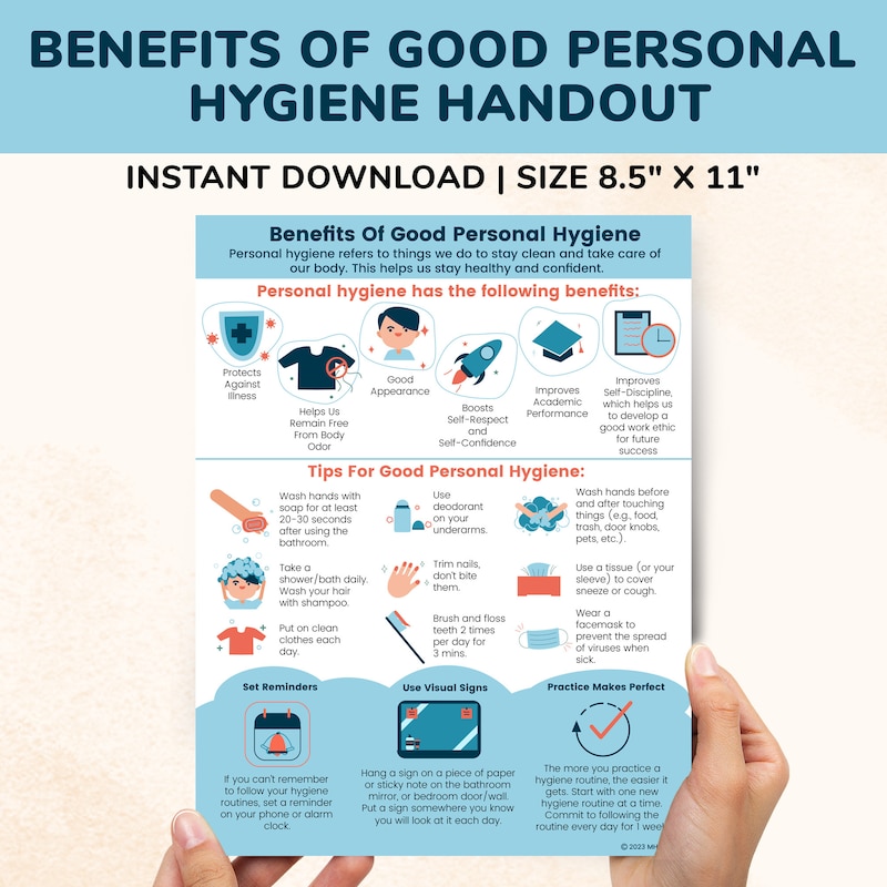 Hygiene Poster for Kids - Etsy