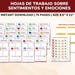 Spanish Feelings/emotions Worksheets 20 Page Bundle Kids-teens - Hojas ...