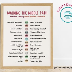 DBT Mega Bundle-229 Pages-dbt Coping Skills Worksheets-handouts-posters ...