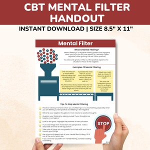 Mental Filter Cognitive Distortion-mental Filtering Cbt-thinking Traps ...