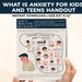 Anxiety Coping Skills Printable Handouts Bundle for Kids & Teens Poster ...