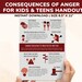 Anger Coping Statements Anger Management Affirmations for Kids Teens ...