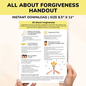 Forgiveness Character Education for Kids Teens Coping Skills Character ...