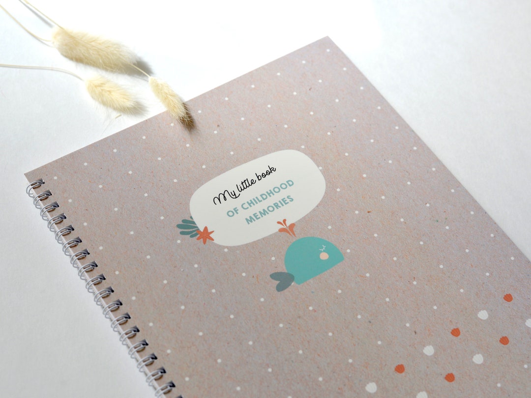 Childhood Memory Book - From 1 to 10 Years Old - Children Keepsake Book ...