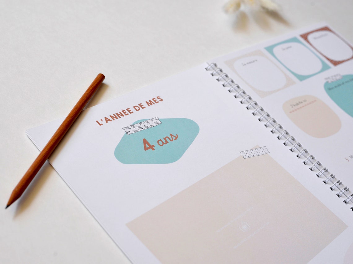 Livre Souvenirs Enfance De 1 an à 10 Ans Album Enfance Mots D'enfants ...