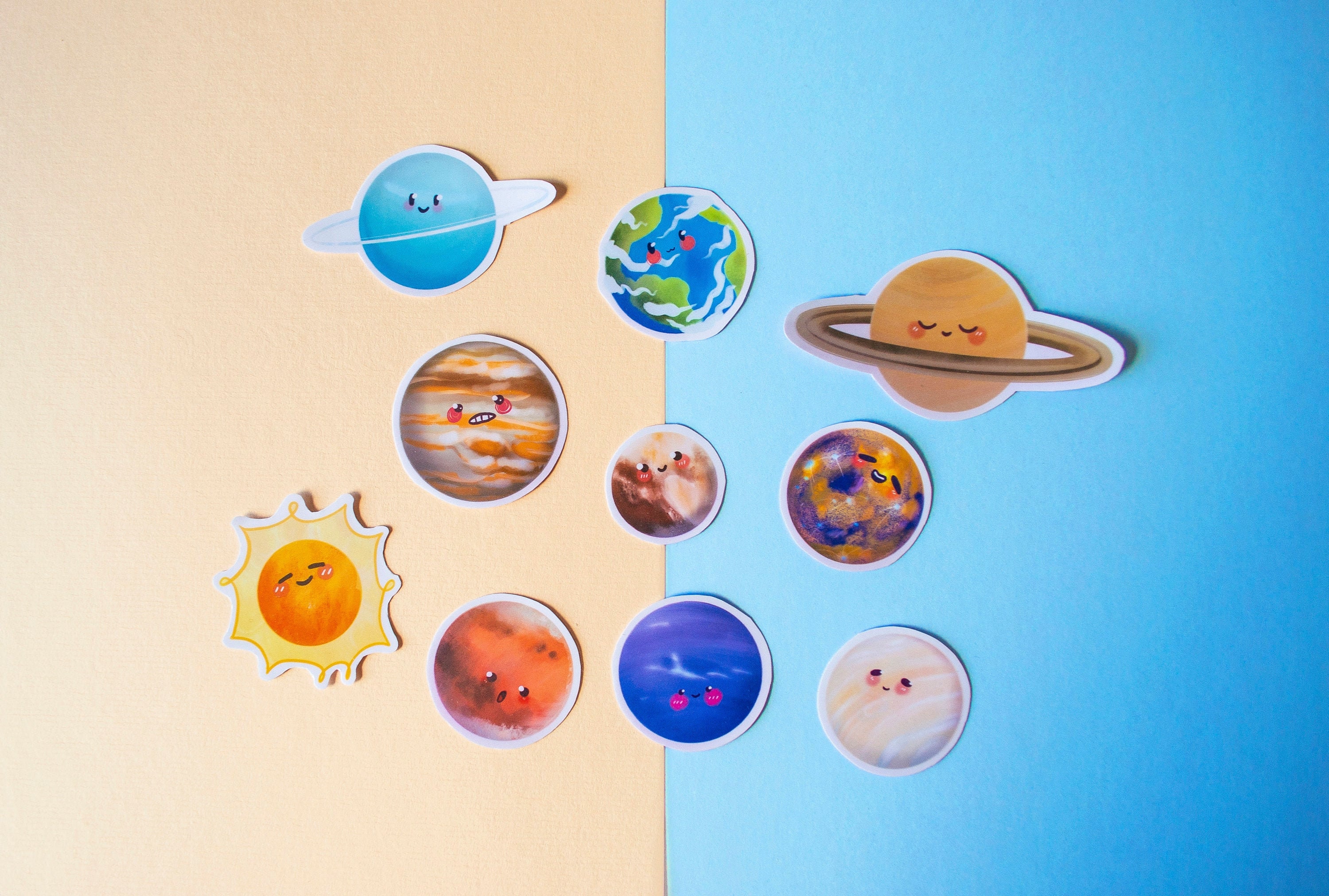 Pluto is Also a Planet Sticker Pack, Planet Waterproof Vinyl Sticker ...