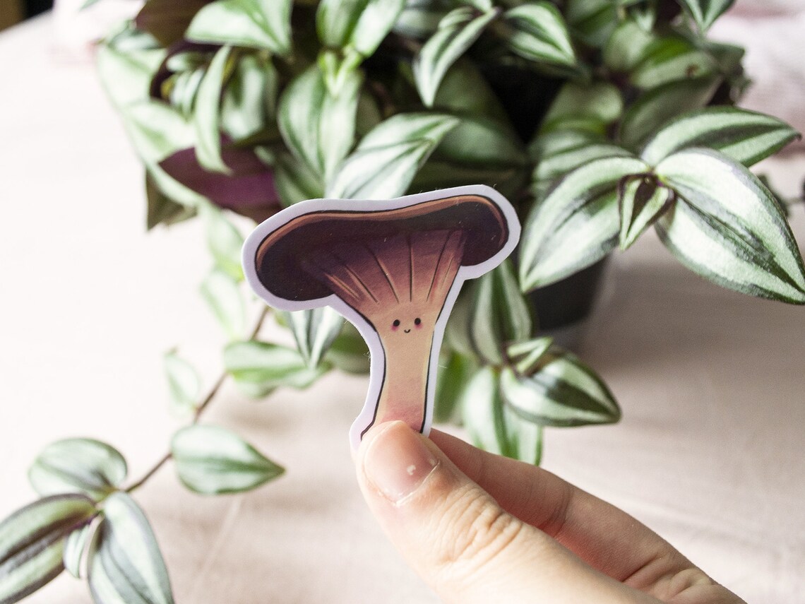 Cute Mushroom Sticker Pack, Cute Mushroom Waterproof Vinyl Sticker ...