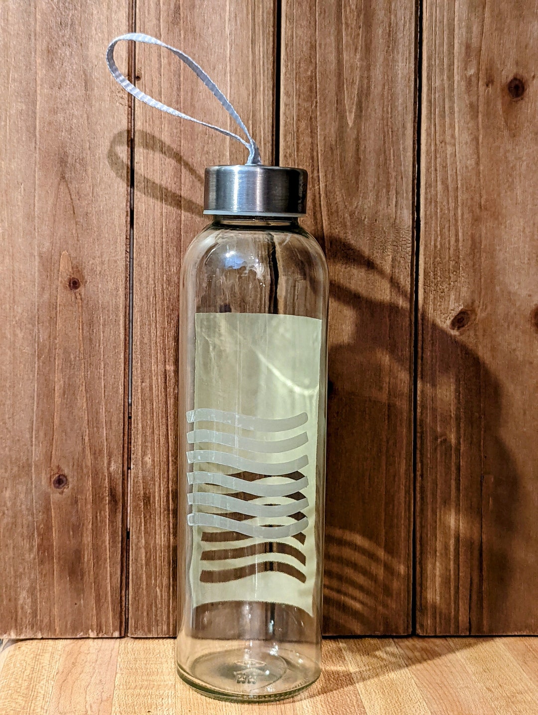 Color Changing Fifth Element Water Elemental Stone Symbol Glass Bottle ...