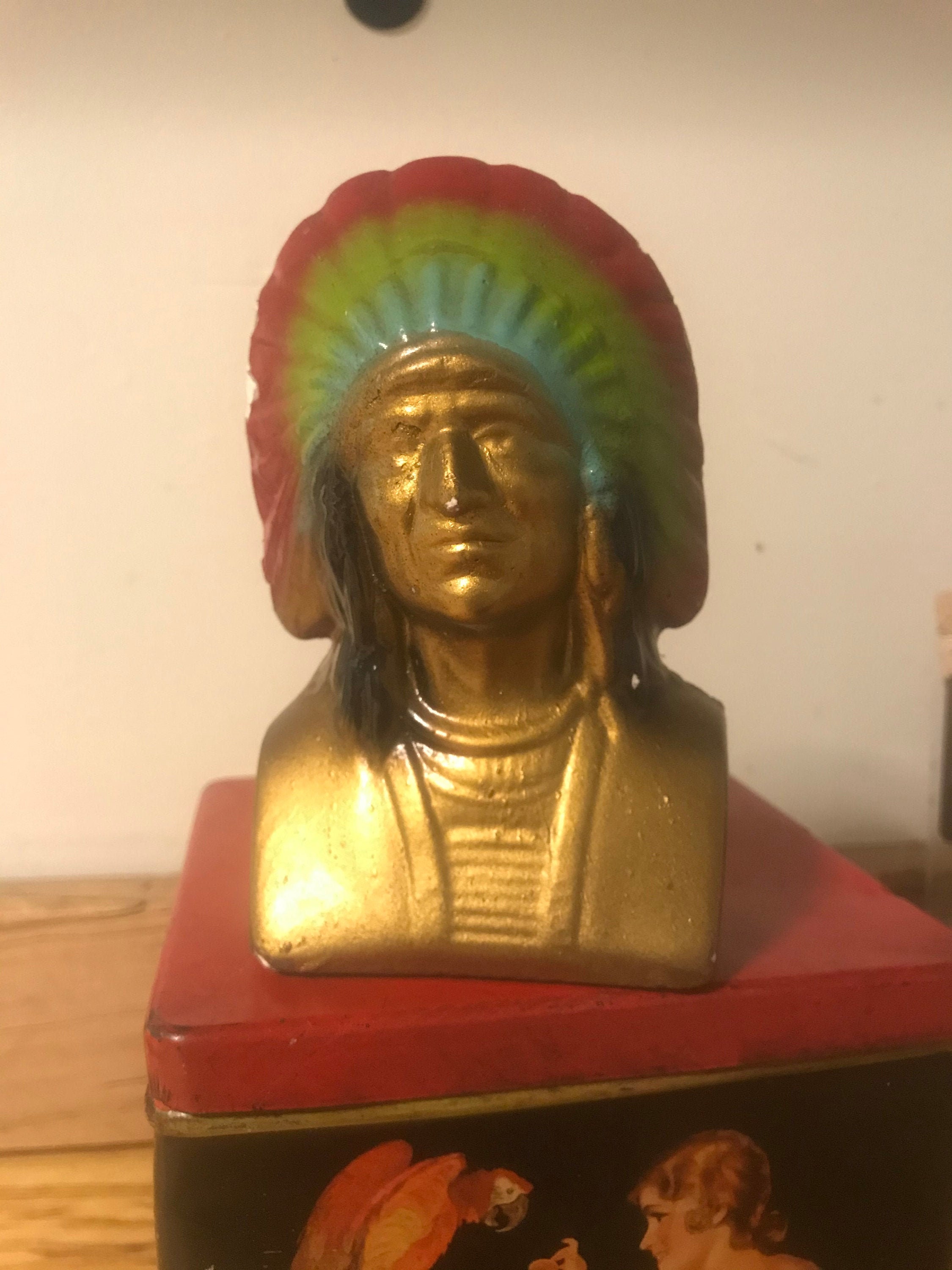 Chalkware Native American for sale | Only 3 left at -75%