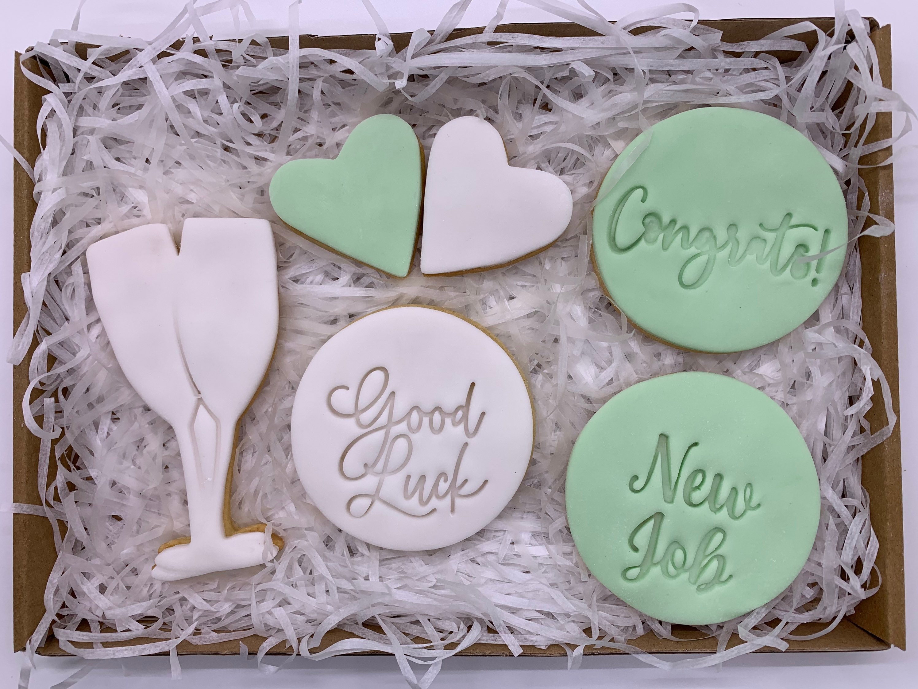 New Job Congratulations Good Luck Personalised Biscuit Cookies | Etsy