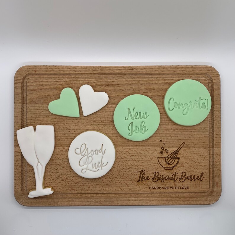 New Job Congratulations Good Luck Personalised Biscuit Cookies | Etsy