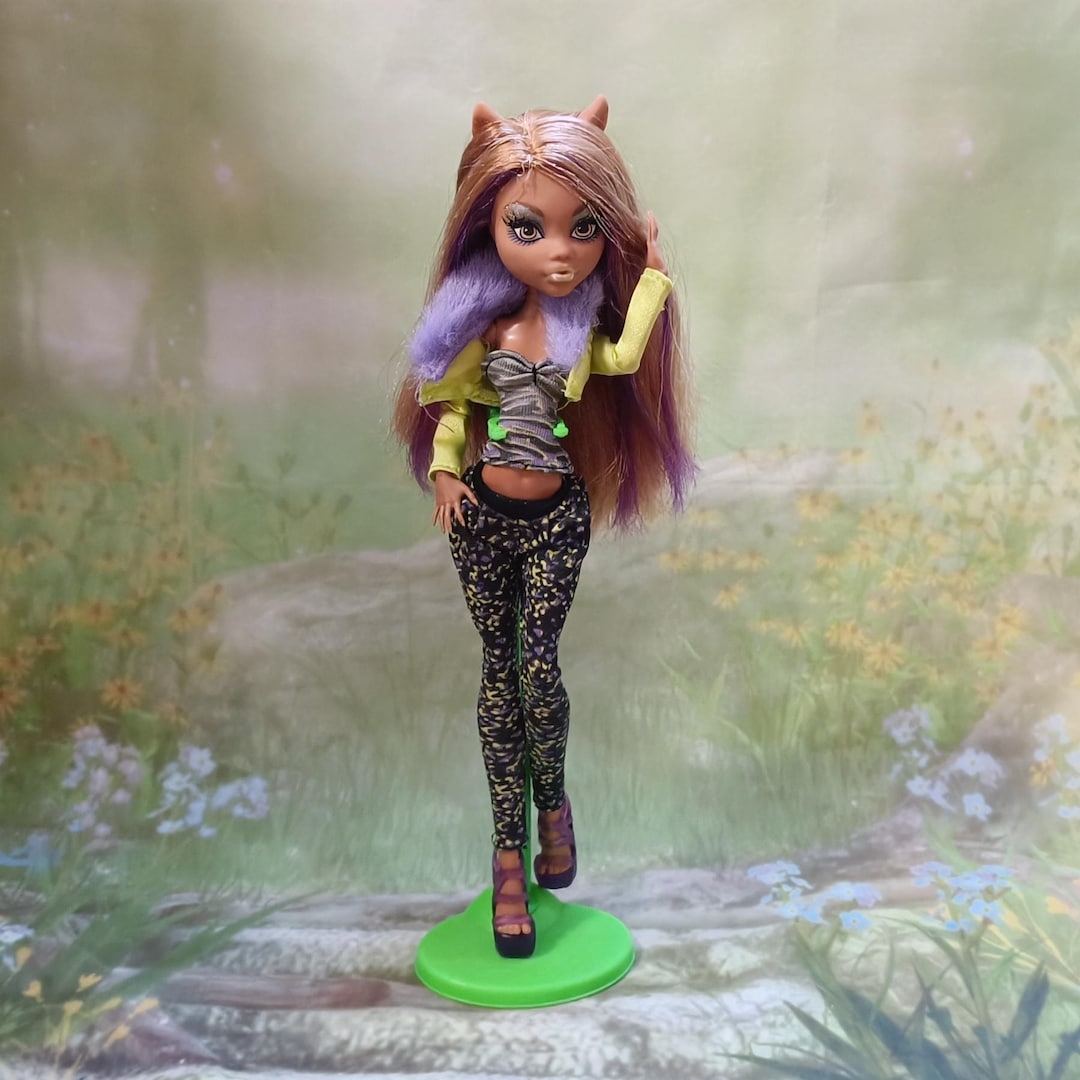 Monster High Doll Clawdeen Wolf / 13 Wishes + Maul Session Fashion Pack ...