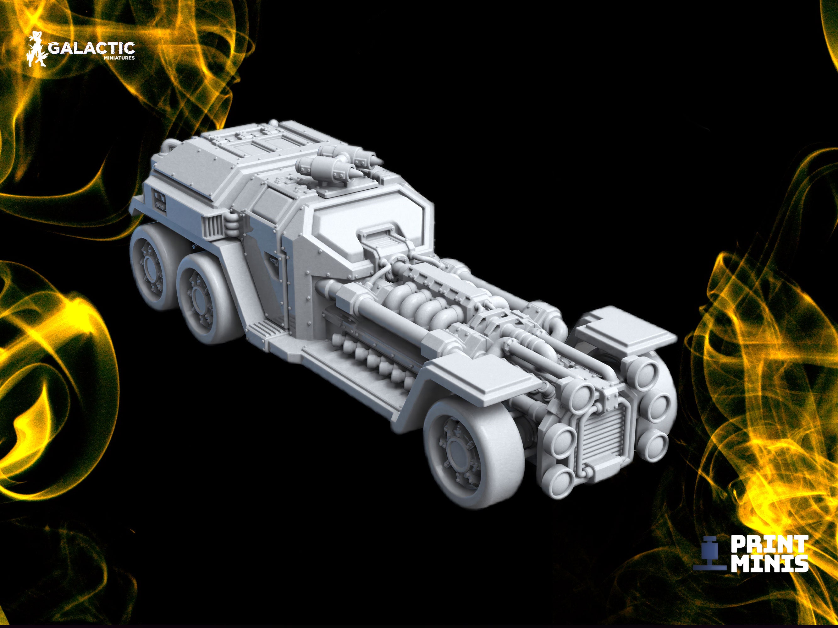 Diesel Punk Car Miniature Rpg Miniatures Terrain Sci Fi | Etsy