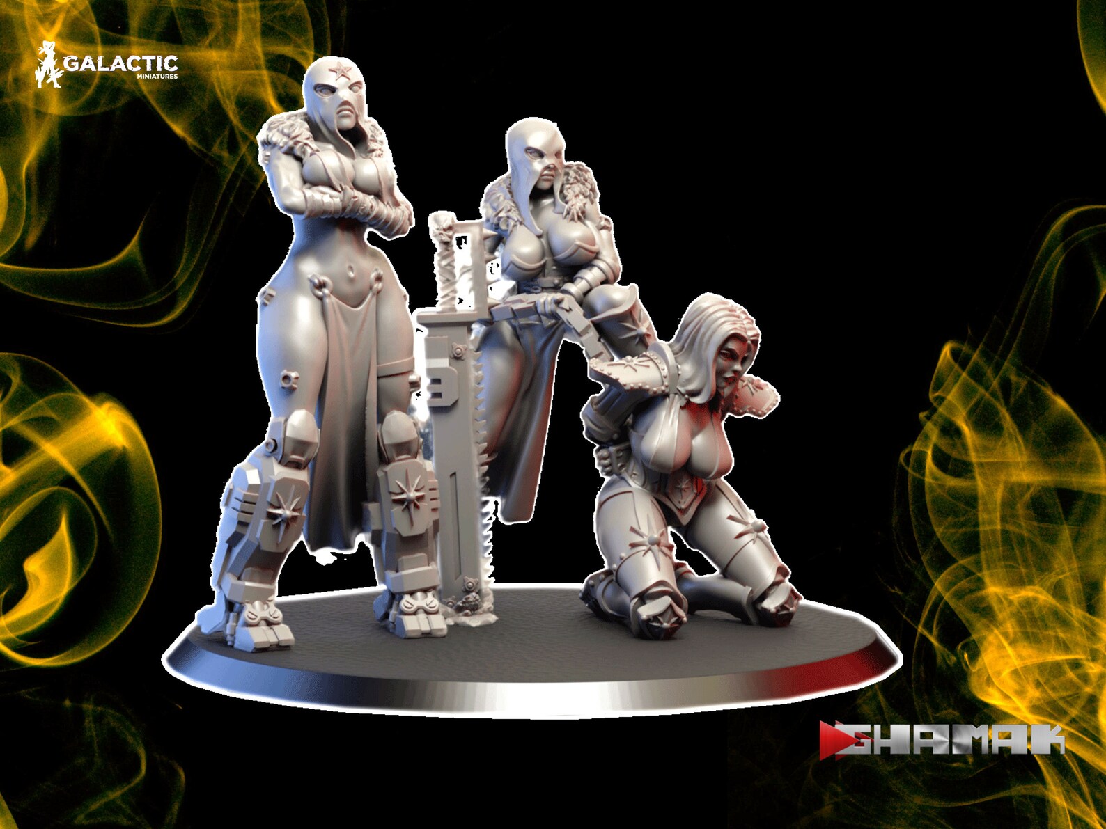 Sisters Pinup Pack Warhammer 40k Miniatures Wh40k Fantasy Etsy