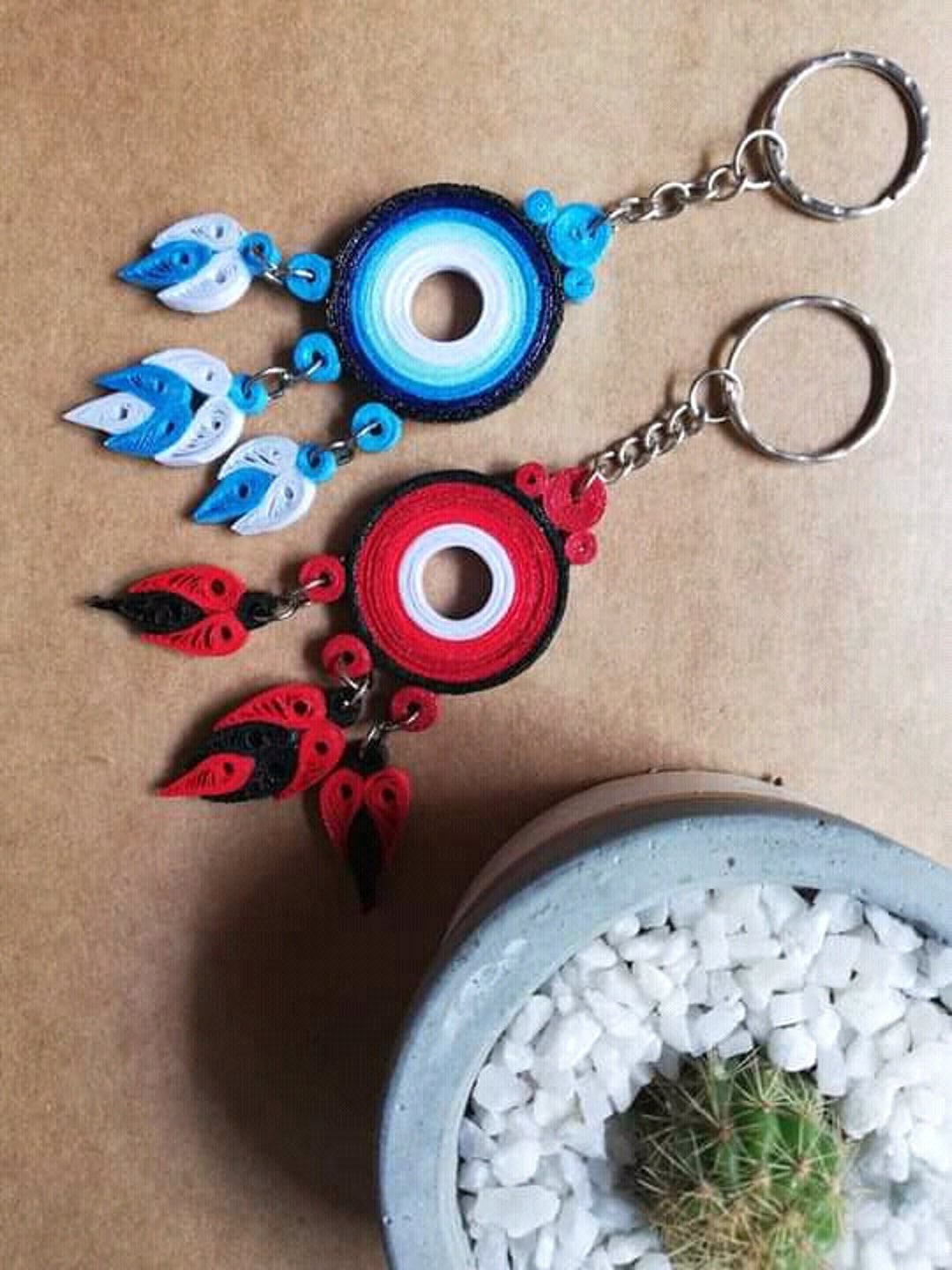 Dream Catcher Key Tags Gift Handmade Mini Keychain - Etsy