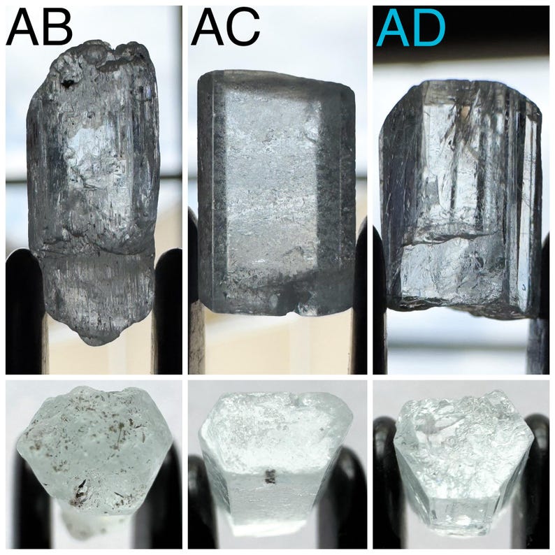 You Pick Rough Natural Aquamarine Rods/bars Stones, Healing Crystals ...