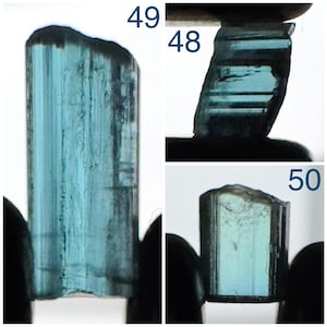 You Pick Rough/raw LOTS Natural Indicolite Paraíba Blue Tourmaline Rods ...