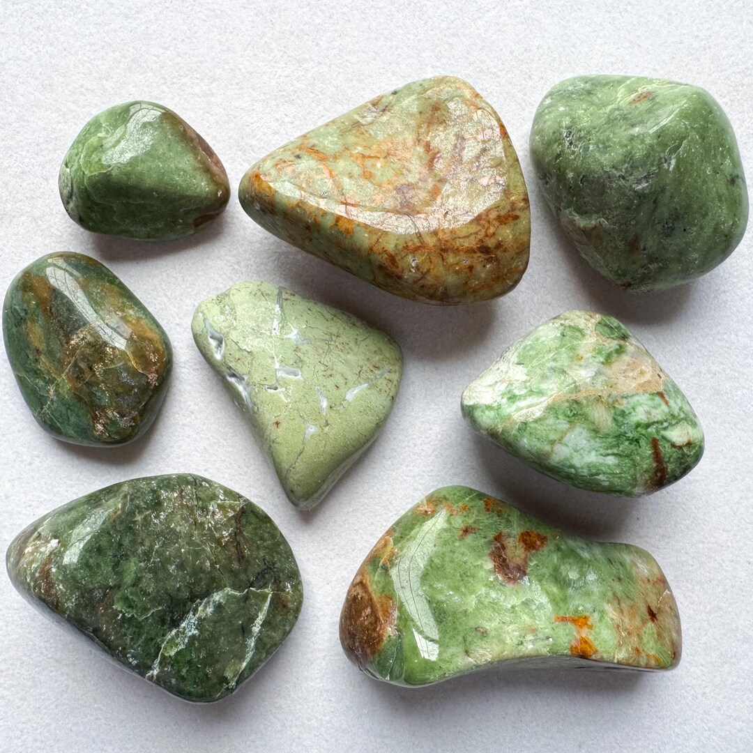 You Pick Tumbled Chrysoprase Stones/healing Crystals - Please Read FULL ...