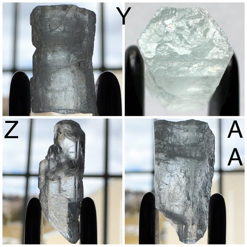 You Pick Rough Natural Aquamarine Rods/bars Stones, Healing Crystals ...