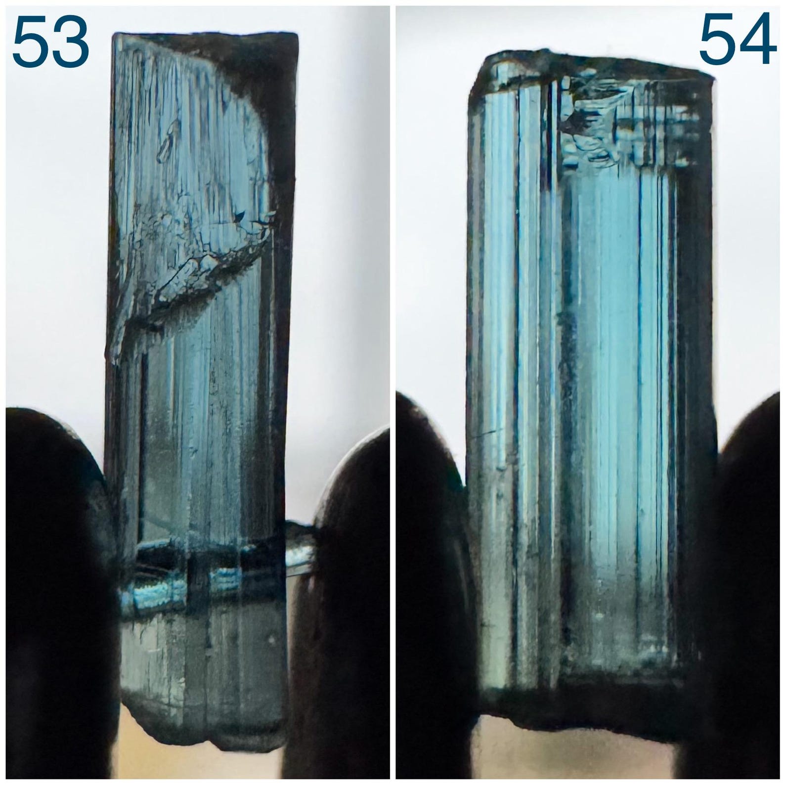 You Pick Rough/raw LOTS Natural Indicolite Paraíba Blue Tourmaline Rods ...