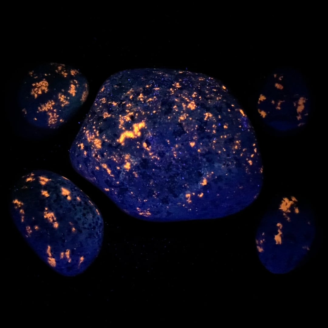 Rough/raw Yooperlite Emberlite Stones, Pebbles, Healing Crystals Please ...