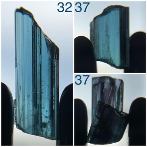 You Pick Rough/raw LOTS Natural Indicolite Paraíba Blue Tourmaline Rods ...