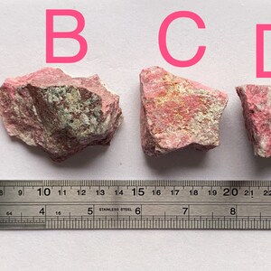 You Pick Rough/raw Thulite Stones, Healing Crystals - Please Read FULL ...