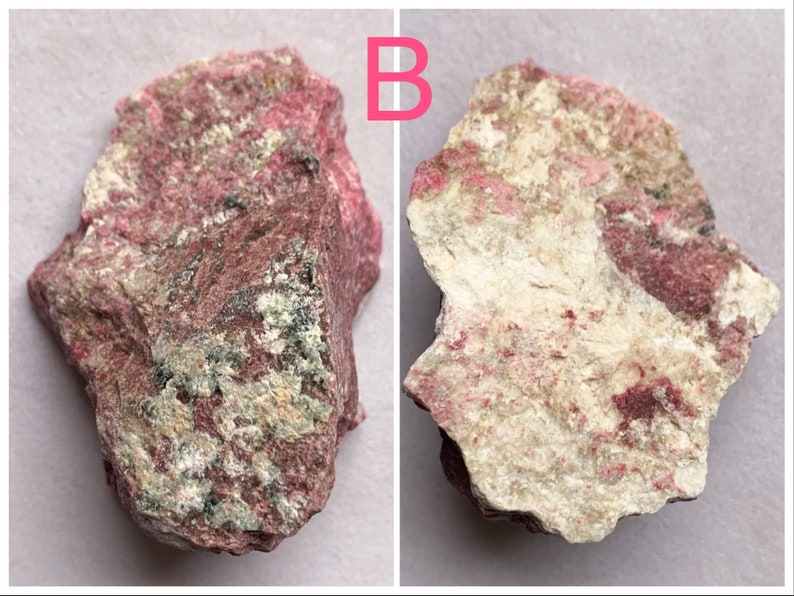 You Pick Rough/raw Thulite Stones, Healing Crystals - Please Read FULL ...