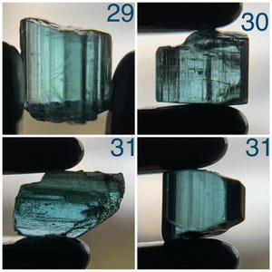 You Pick Rough/raw LOTS Natural Indicolite Paraíba Blue Tourmaline Rods ...