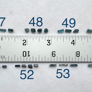 You Pick Rough/raw LOTS Natural Indicolite Paraíba Blue Tourmaline Rods ...