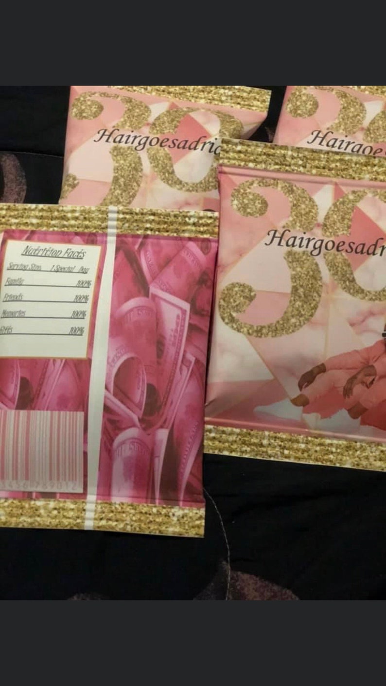 Custom Chip Bags - Etsy