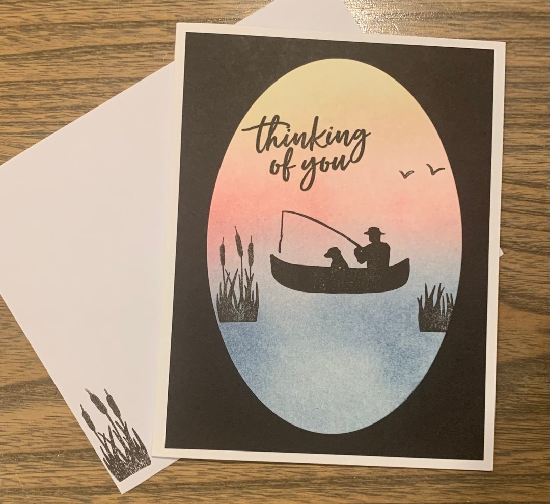 Thinking of You Card/handmade Greeting Card - Etsy