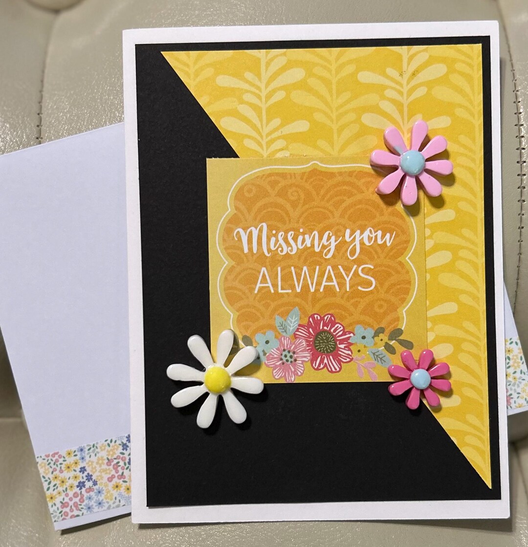 Missing You Card - Etsy