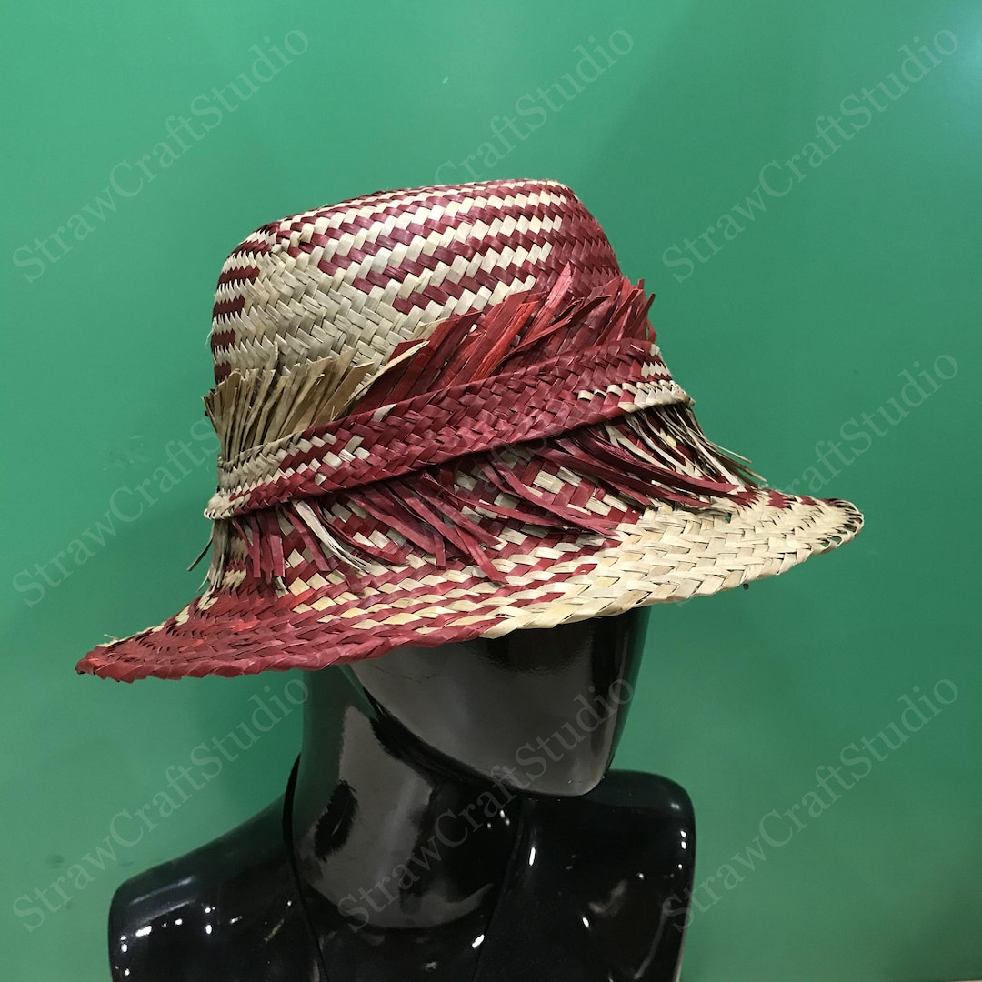 Red Summer Hat Hats for Women Beach Hat Sun Hat Straw Hat - Etsy