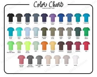 Nl6210 Color Chart - Etsy