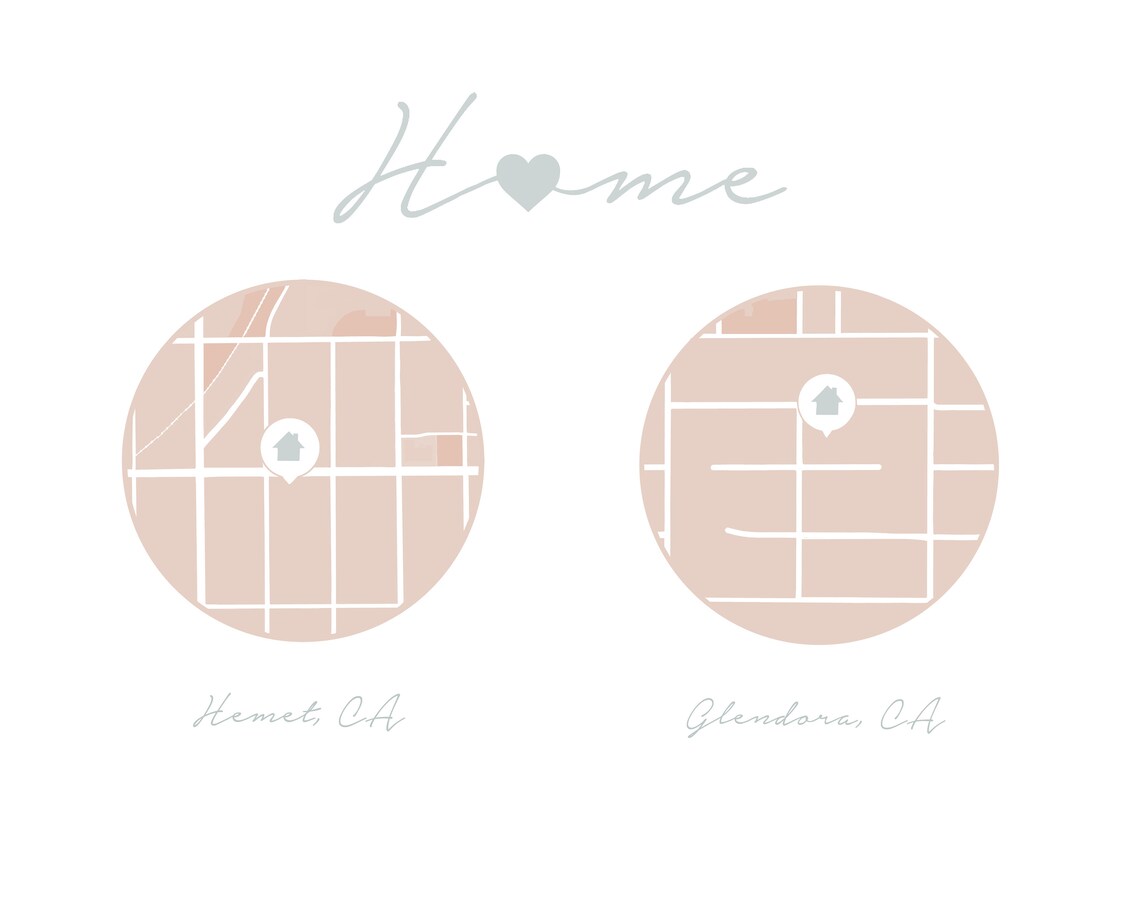 Important Places and Date Maps | Etsy