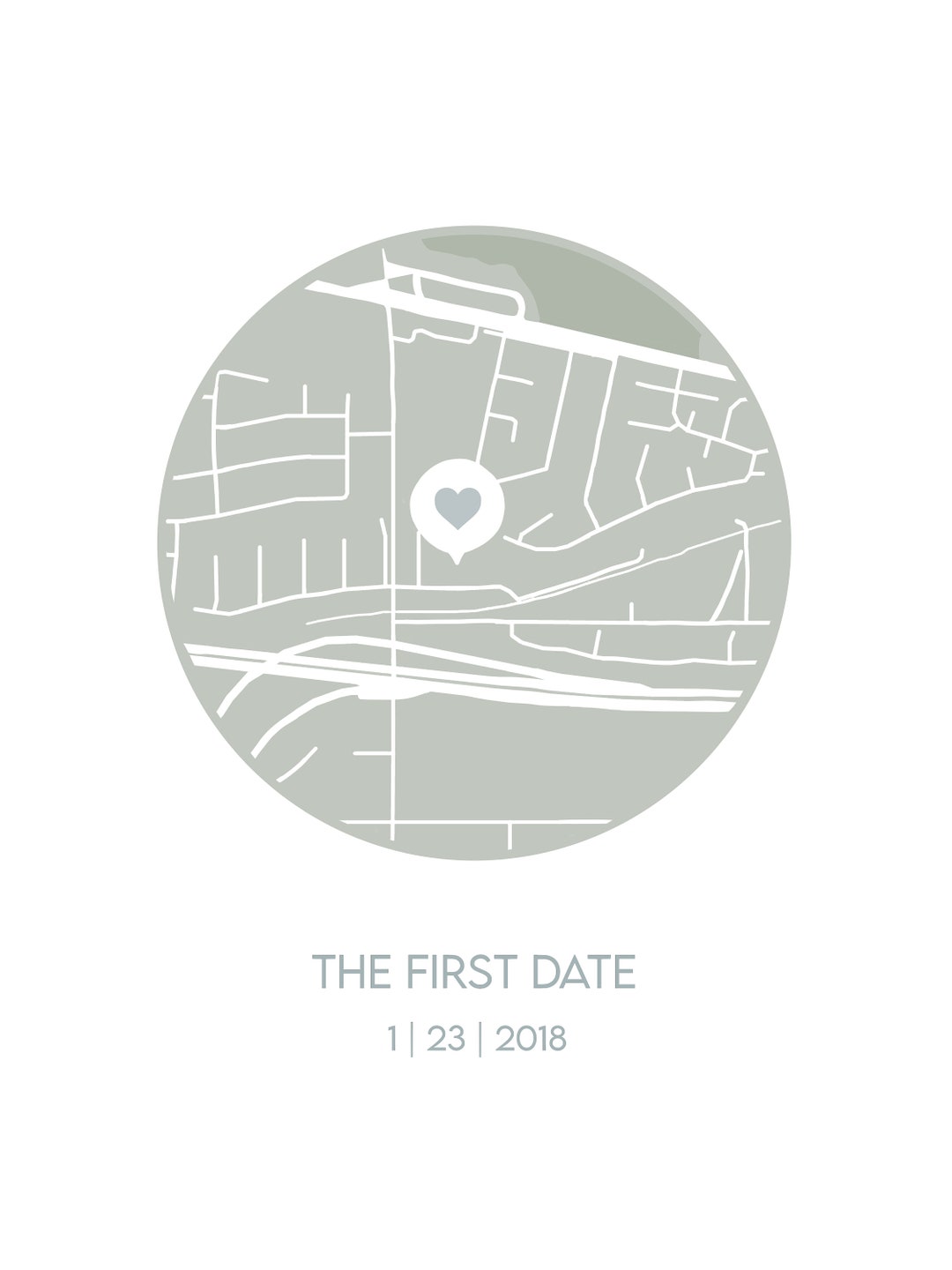 Important Places and Date Maps - Etsy