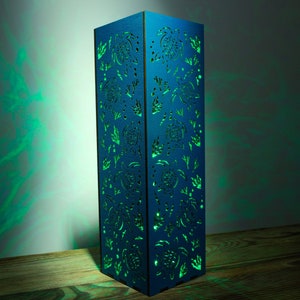 Sea Turtle Lamp | Ocean Marine Life Scene Night-light | Modern Style ...