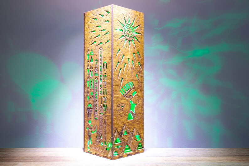 Nefertiti Night Lamp: Egyptian Mythology LED Lightbox - Etsy