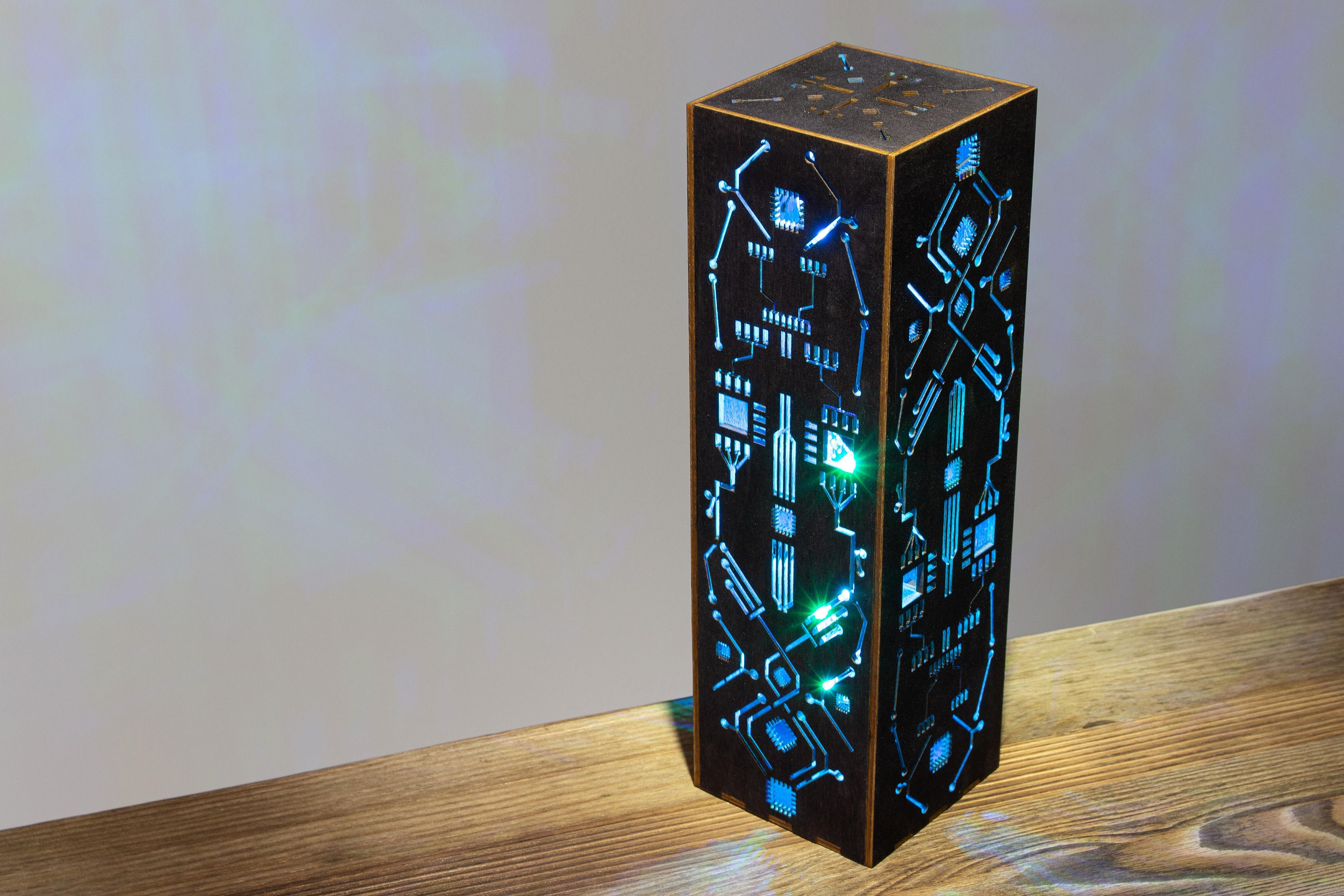 Cyberpunk Night Lamp Rectangular Prism Shape Sci-fi - Etsy
